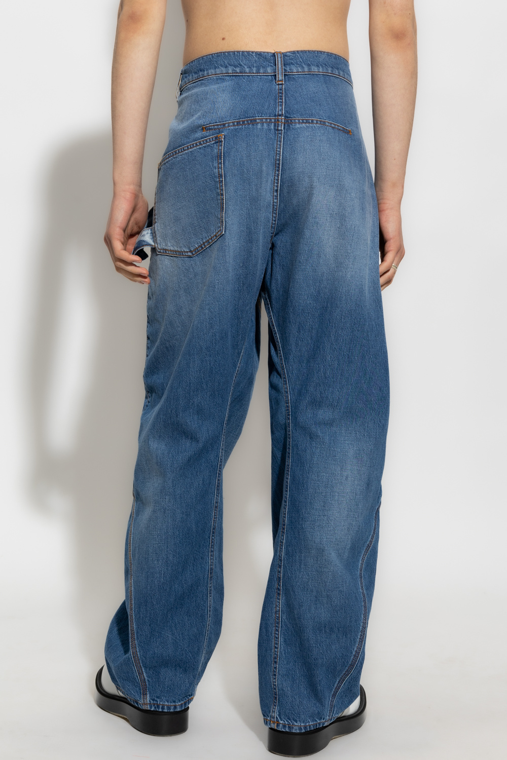 Jw Anderson Loose Fitting Jeans Mens Clothing Vitkac